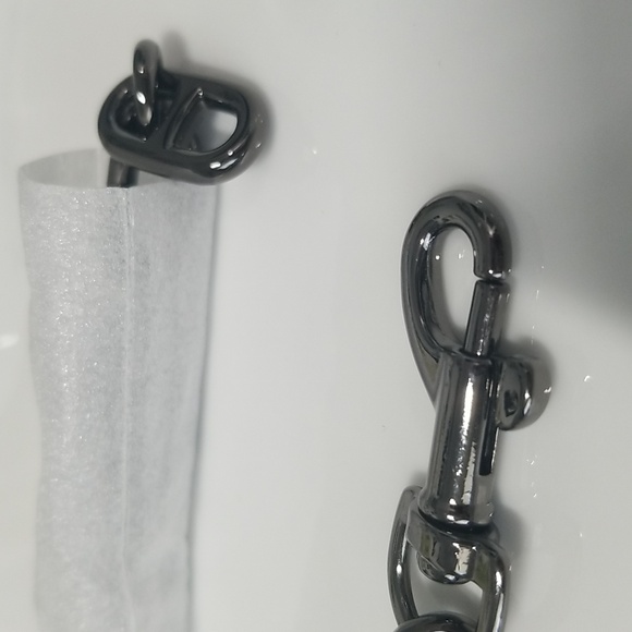 Bags | Nwot Purse Chain Strap Extender X 2 Gunmetal Colour Great For ...